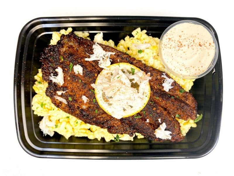 Blackened Grouper w/ Creamy Saffron Crab Risotto - Meal By Chef B